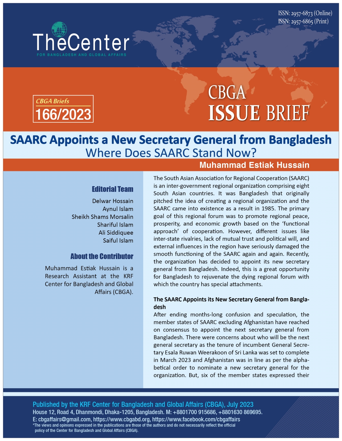 SAARC Appoints A New Secretary General From Bangladesh Where Does